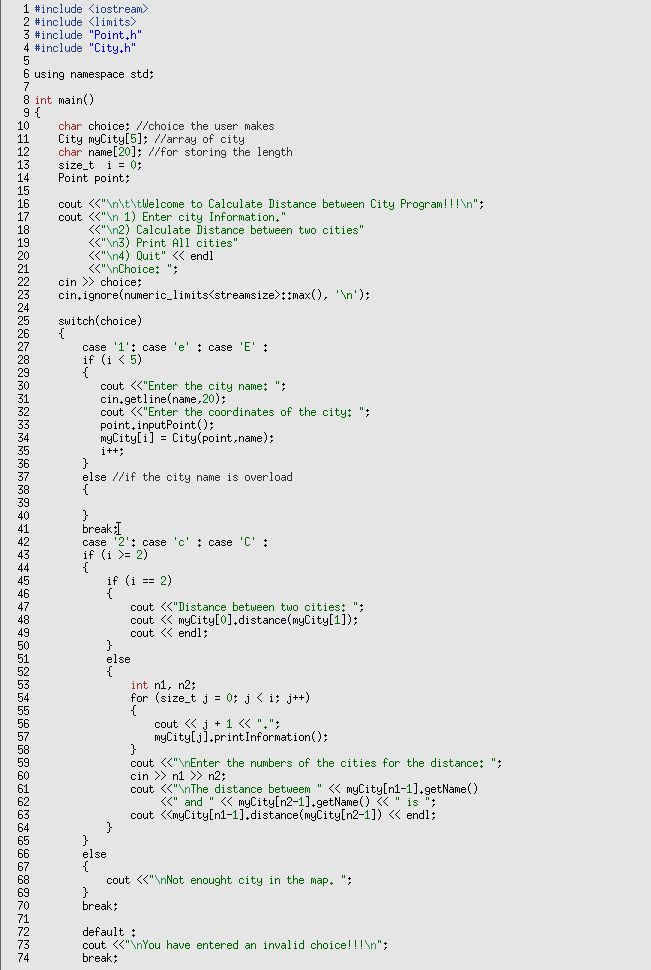 Solved Can anybody help me fix this error in my program? The | Chegg.com