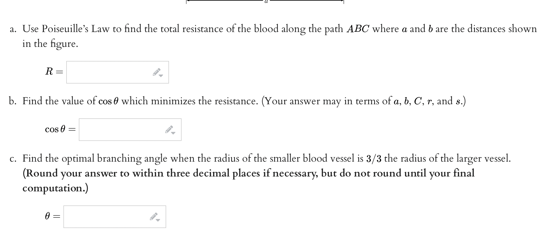 Solved The blood vascular system consists of blood vessels | Chegg.com