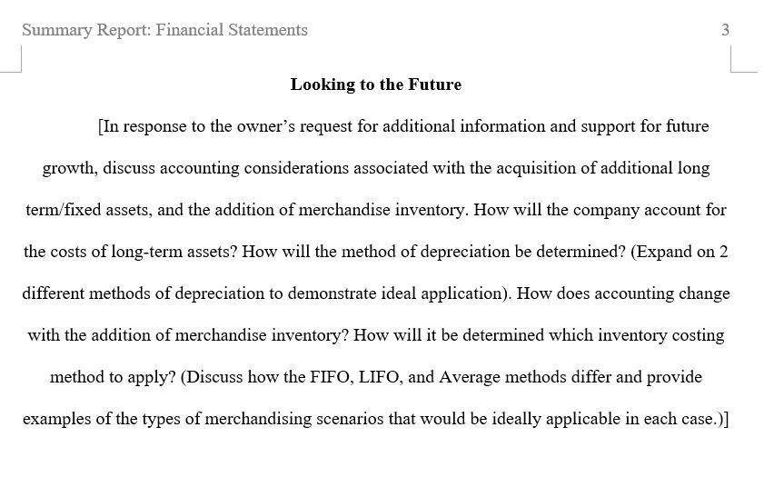Summary Report After you have finished preparing all | Chegg.com