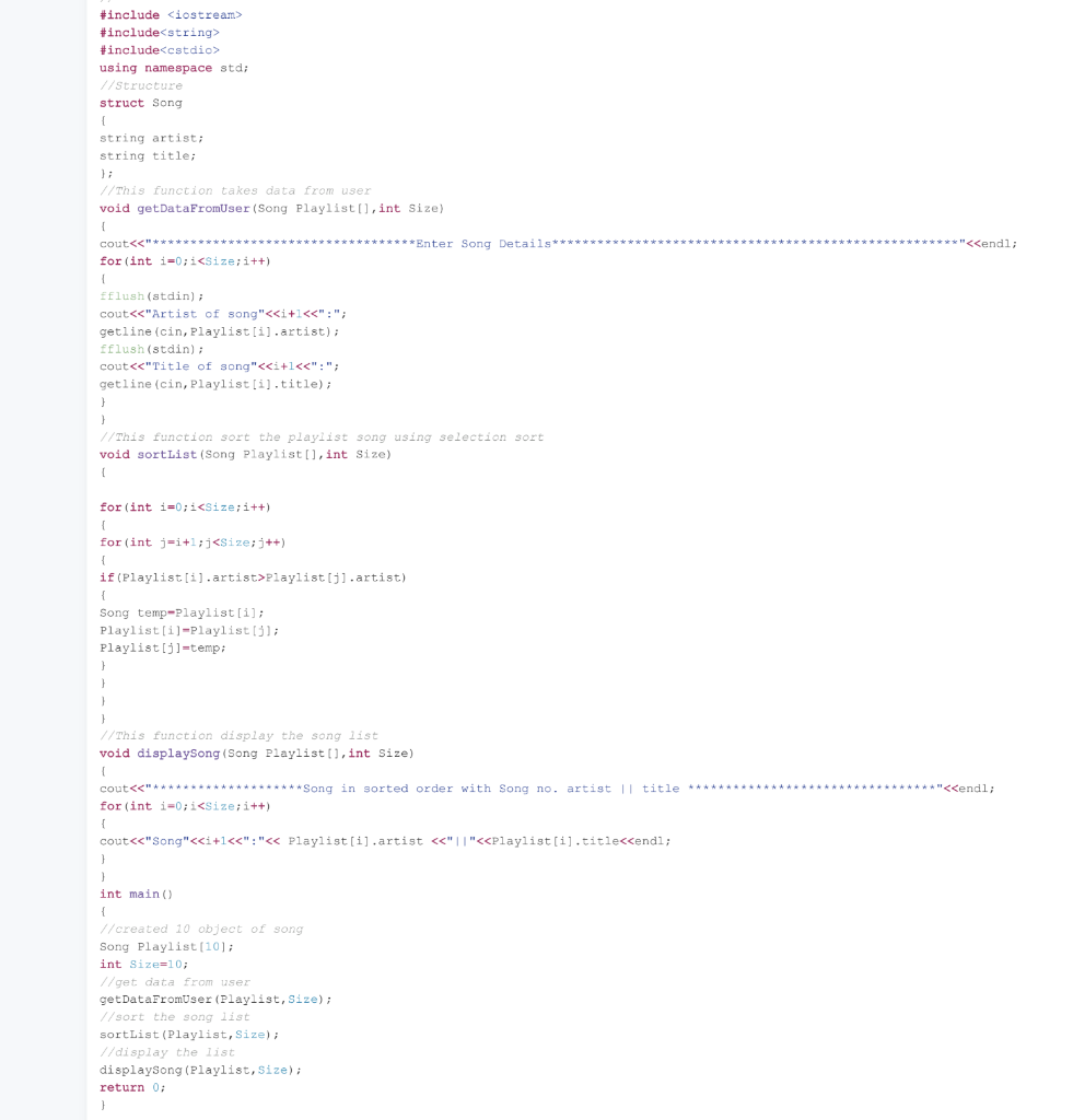 Solved Here is the instructions: Here is my code: The only | Chegg.com