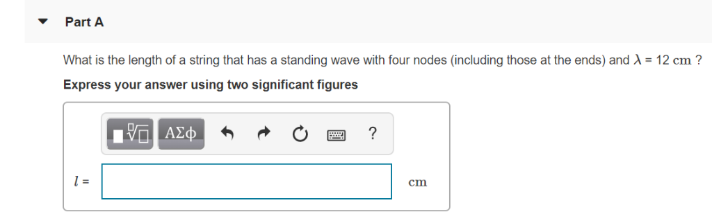 Solved Part A What is the length of a string that has a | Chegg.com