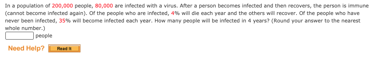 Solved In a population of 200,000 people, 80,000 are | Chegg.com