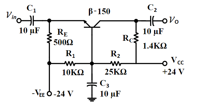 Solved Find the Av voltage gain, Zi input impedance and Zo | Chegg.com