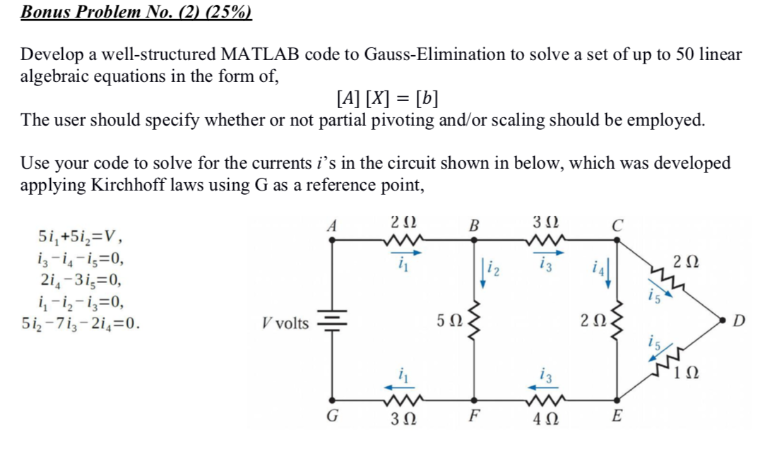 Solved Bonus Problem No. (2) (25% Develop a well-structured | Chegg.com
