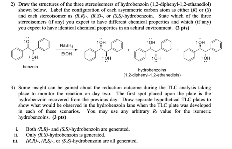 Solved 2) Draw the structures of the three stereoisomers of | Chegg.com