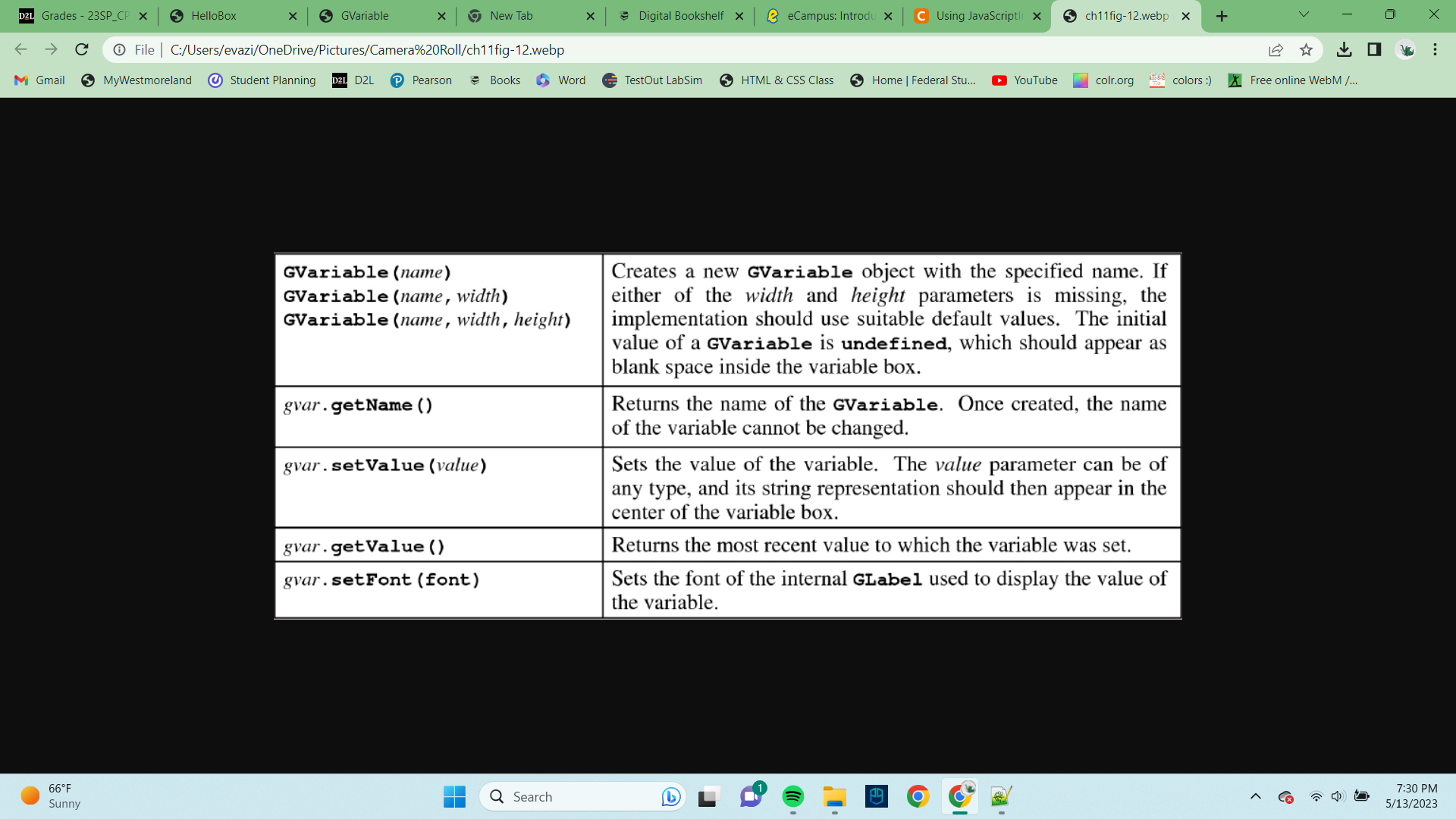 Solved Using JavaScriptImplement a GCompound subclass called | Chegg.com