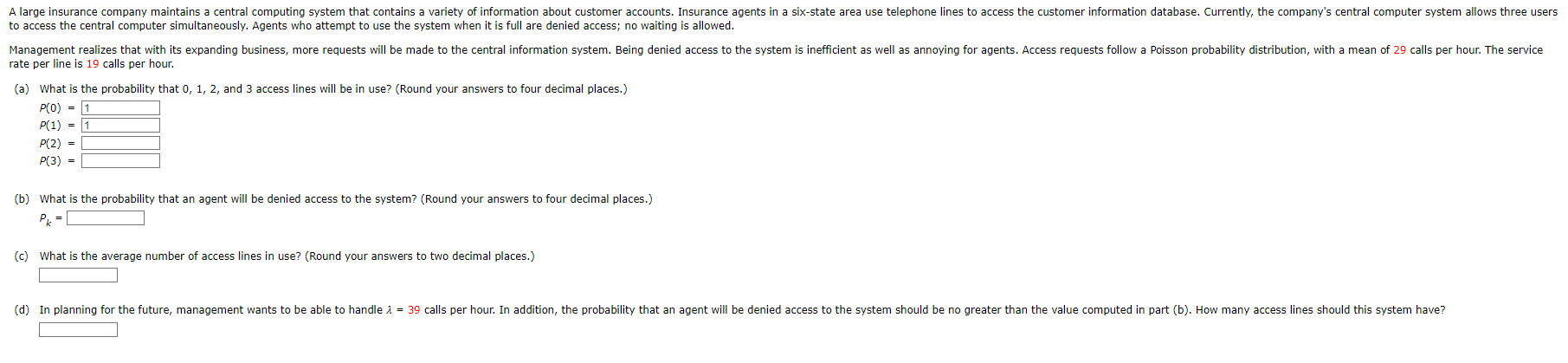 Solved to access the central computer simultaneously. Agents | Chegg.com