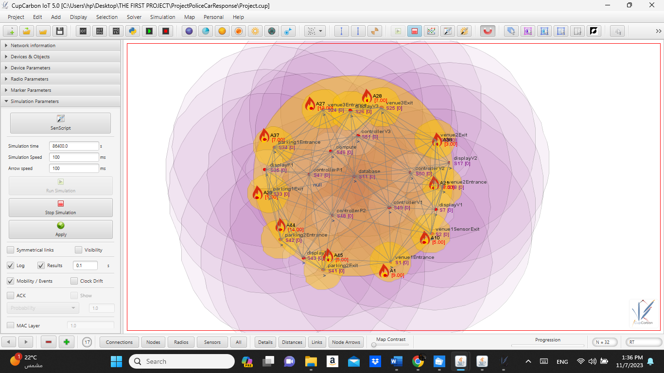 the first one is the example image here my simulation | Chegg.com