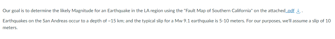 Solved The San Andreas Fault: How Big an Earthquake? Name: | Chegg.com