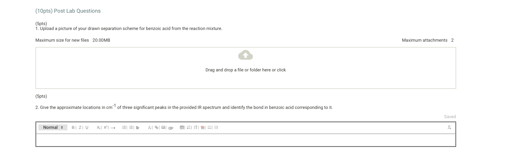 Solved Data And Report Submission - Grignard Reaction | Chegg.com