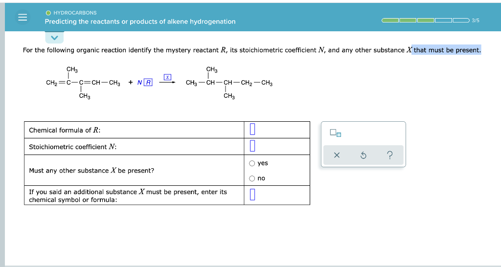Solved O HYDROCARBONS Predicting the reactants or products | Chegg.com