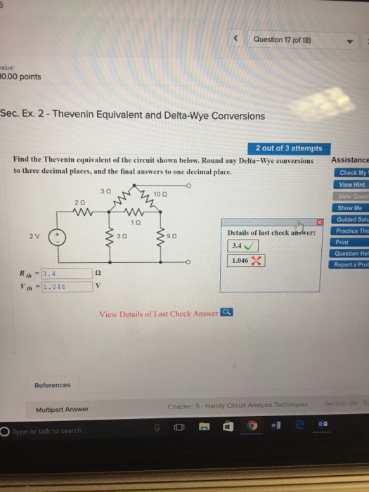 Solved Find the Thevenin equivalent of the circuit shown | Chegg.com