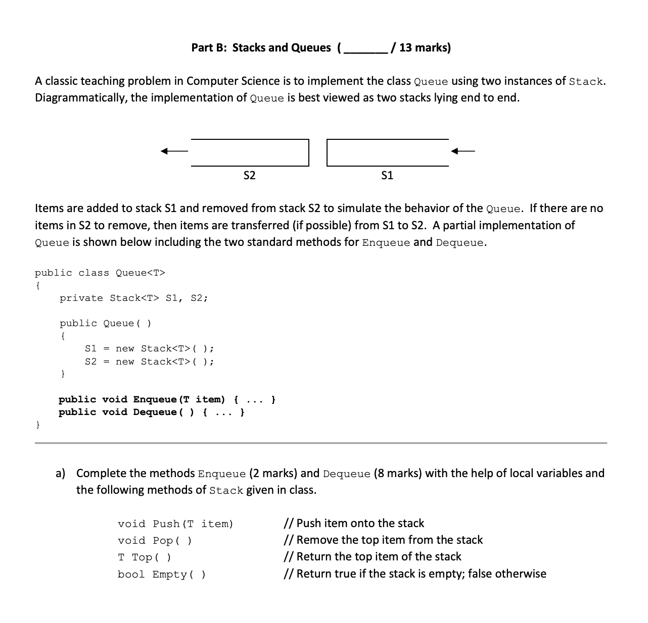 Solved Answer this using c# . Just answer the given a) . do | Chegg.com