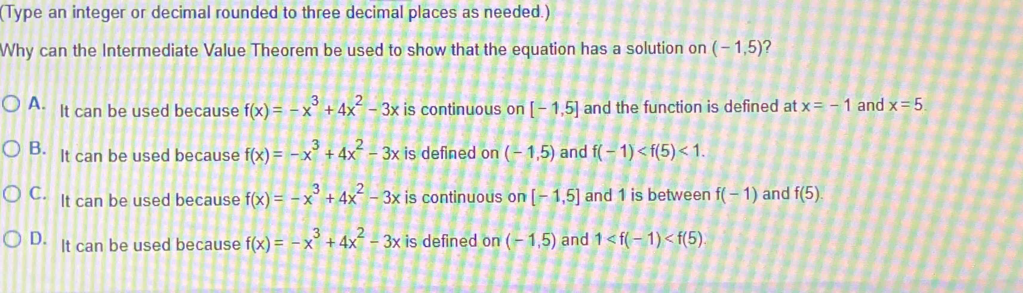 Solved (Type an integer or decimal rounded to three decimal | Chegg.com