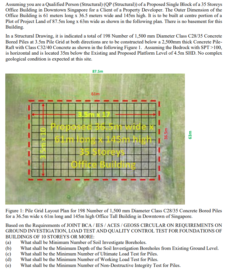 Assuming you are a Qualified Person (Structural) (QP | Chegg.com