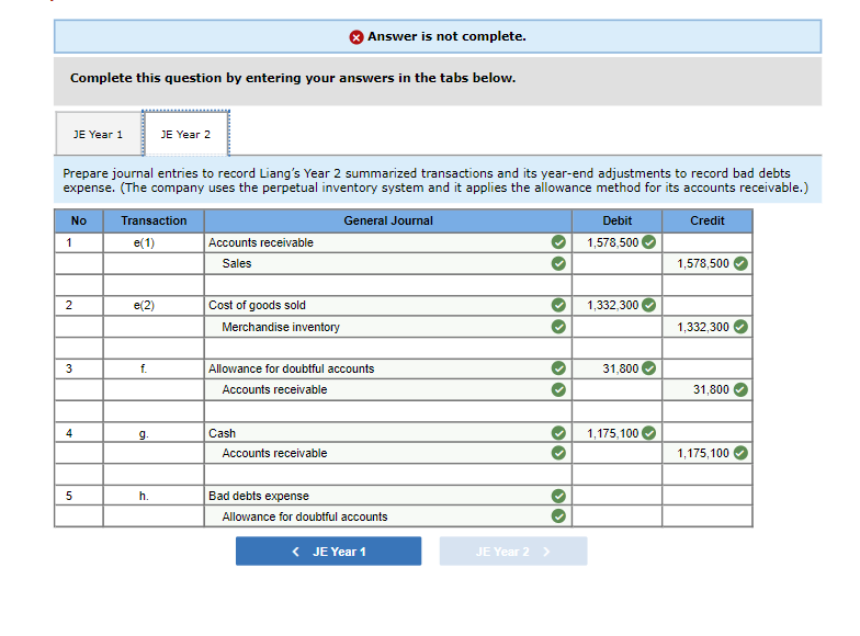Solved Liang Company began operations In Year 1. During its | Chegg.com