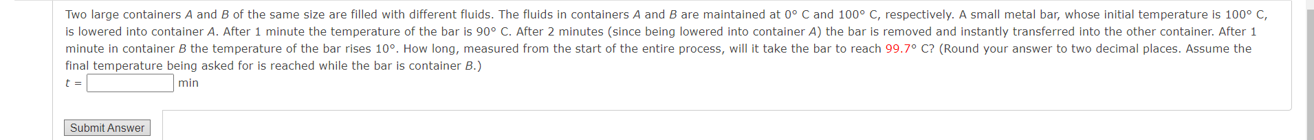 Solved Two large containers A and B of the same size are | Chegg.com