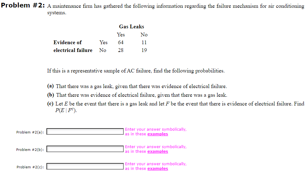 Solved roblem \# 2: A maintenance firm has gathered the | Chegg.com