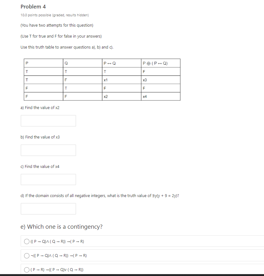 Solved Problem 4 10.0 points possible (graded, results | Chegg.com