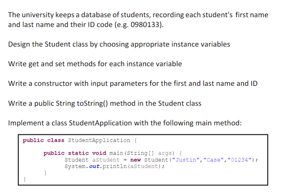 Solved The university keeps a database of students, | Chegg.com