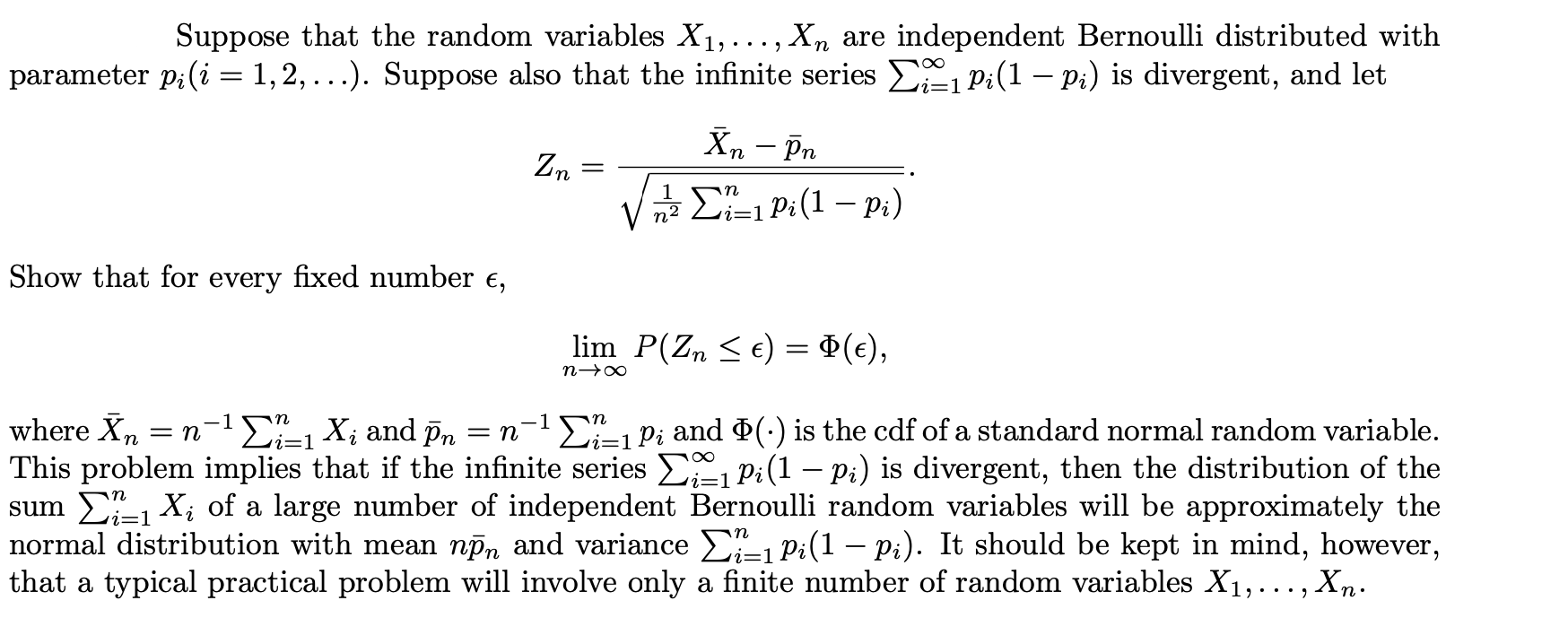 Solved Suppose that the random variables X1,…,Xn are | Chegg.com
