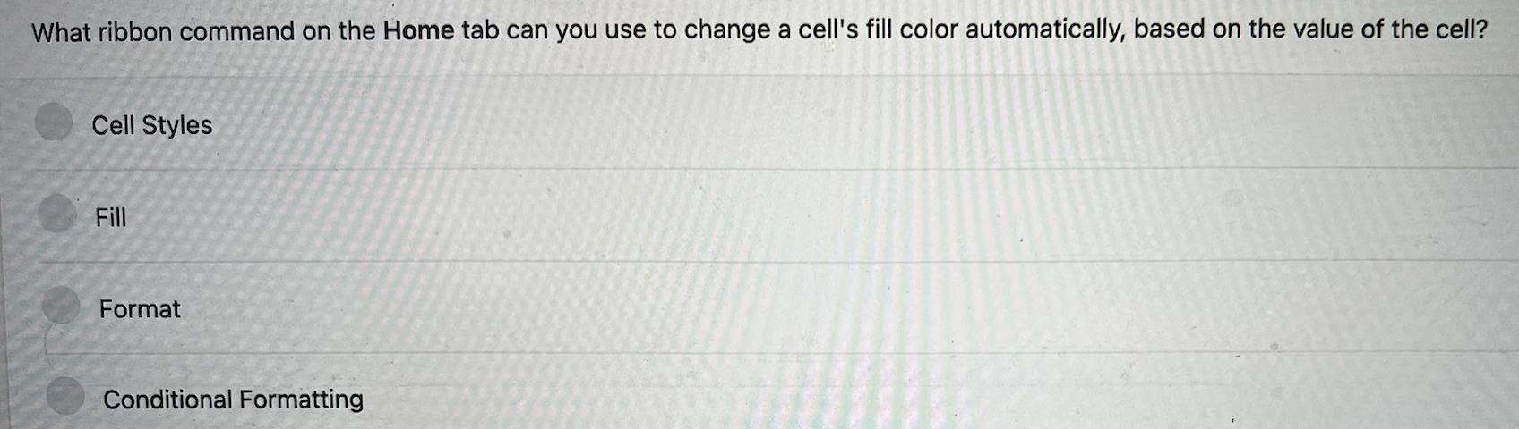 Solved What Ribbon Command On The Home Tab Can You Use To Chegg