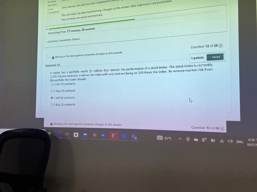 Solved When the stock price increases with all else | Chegg.com