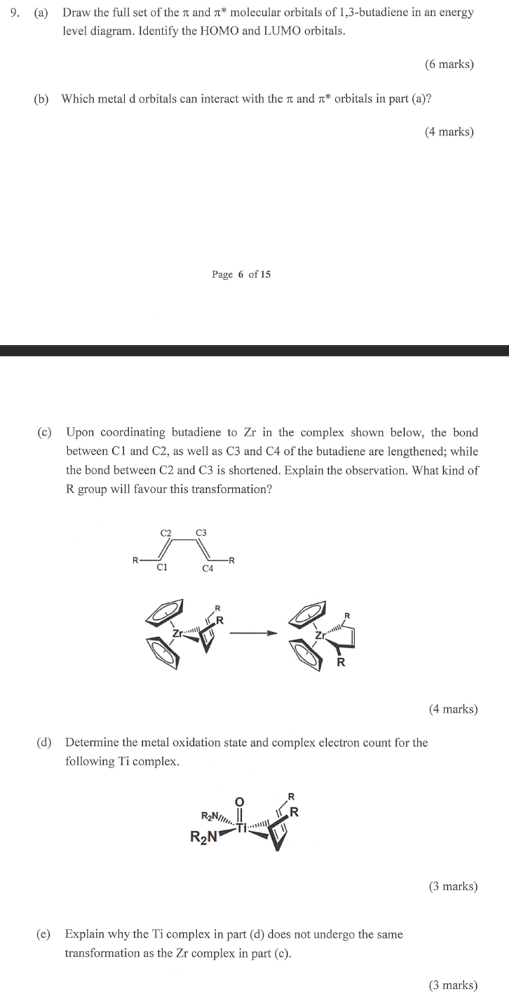 Solved I need answer for c d ePage 6 ﻿of 15(c) ﻿Upon | Chegg.com