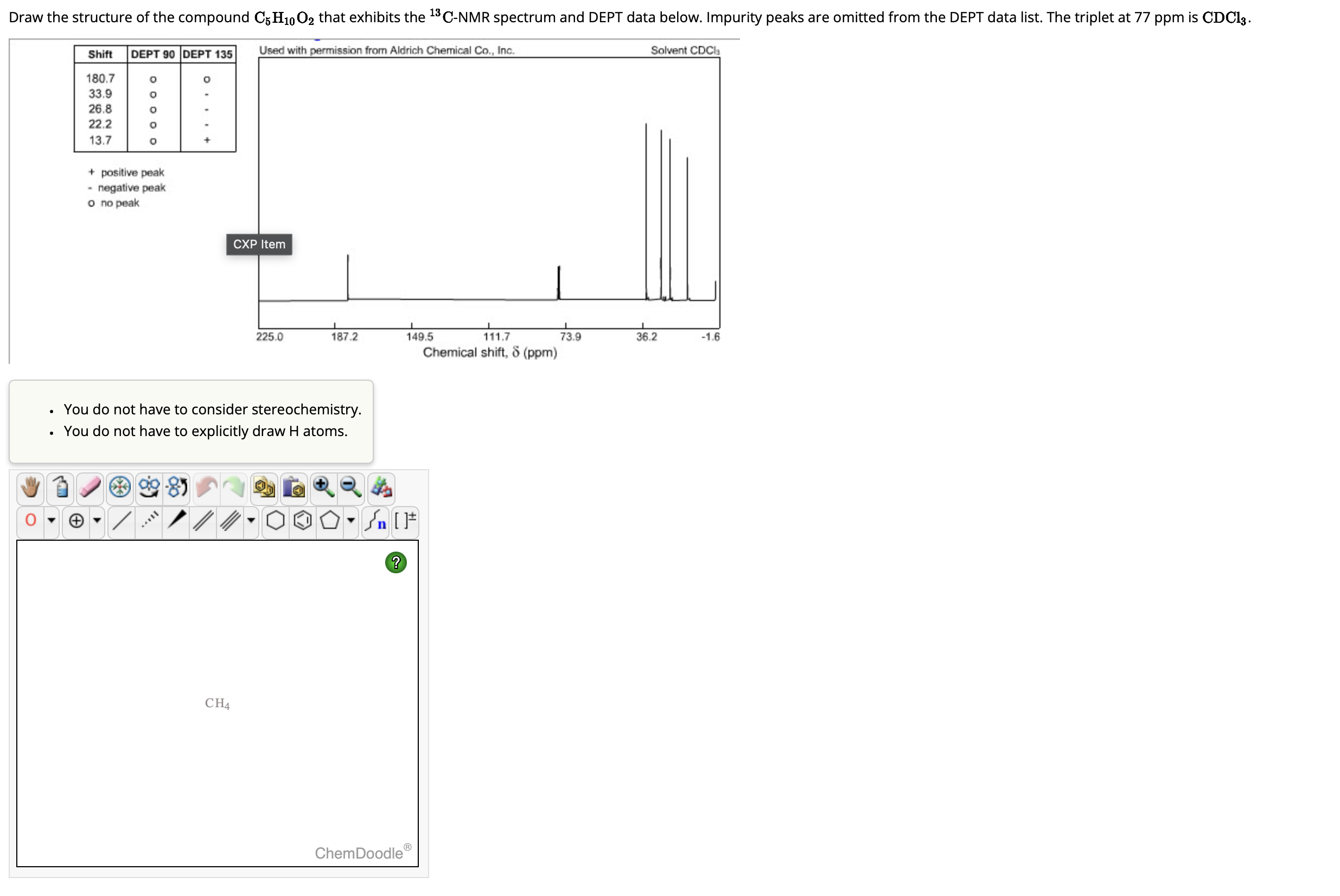 Solved Draw the structure of ﻿the compound C5H10O2 ﻿that | Chegg.com