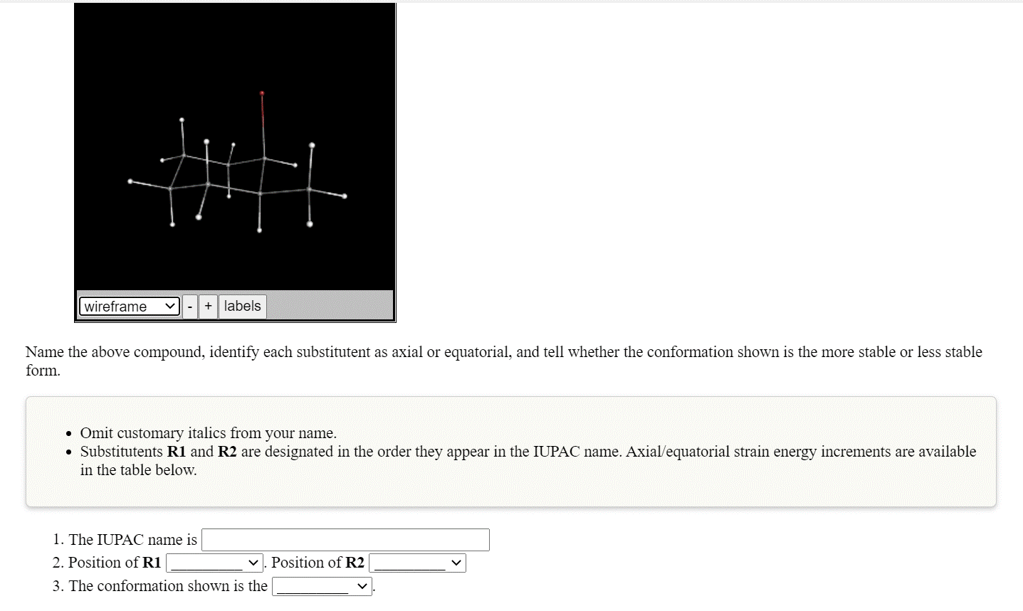 wireframe + labels (Use cis/trans terms if | Chegg.com