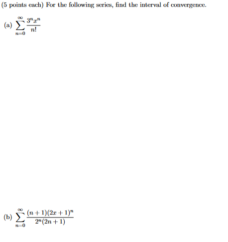 Solved This is for Calculus 2 and testing convergence or | Chegg.com