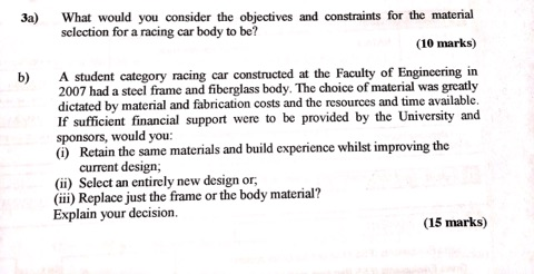 3a) What would you consider the objectives and | Chegg.com