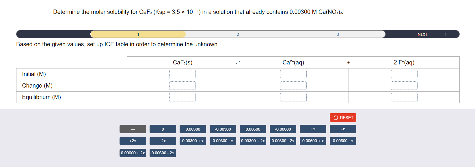 Solved Determine the molar solubility for CaF2 (Ksp = 3.5 * | Chegg.com