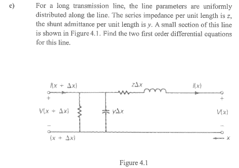 Solved For a long transmission line, the line parameters are | Chegg.com