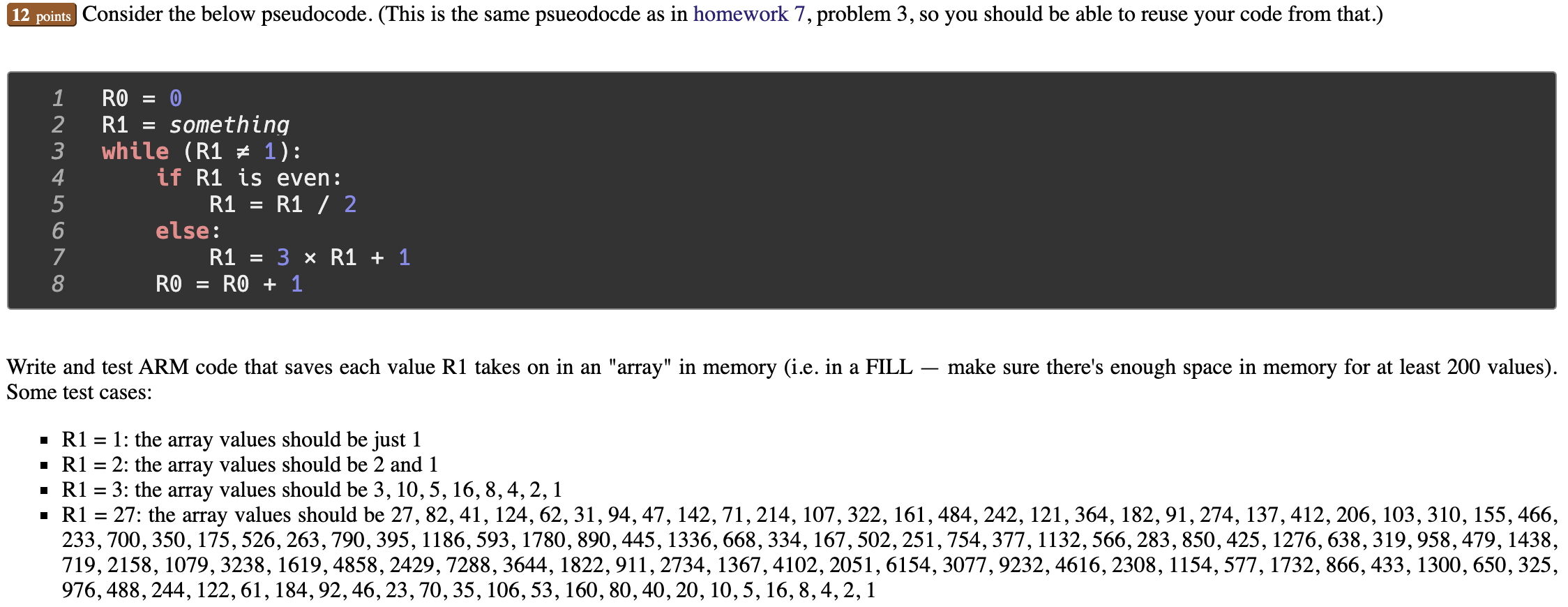 Solved 12 Points Consider The Below Pseudocode This Is The 