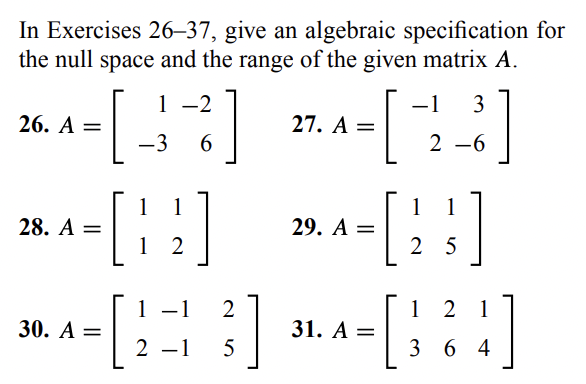 Solved In Exercises 26-37, give an algebraic specification | Chegg.com Solved In Exercises 26-37, give an algebraic specification | Chegg.com
