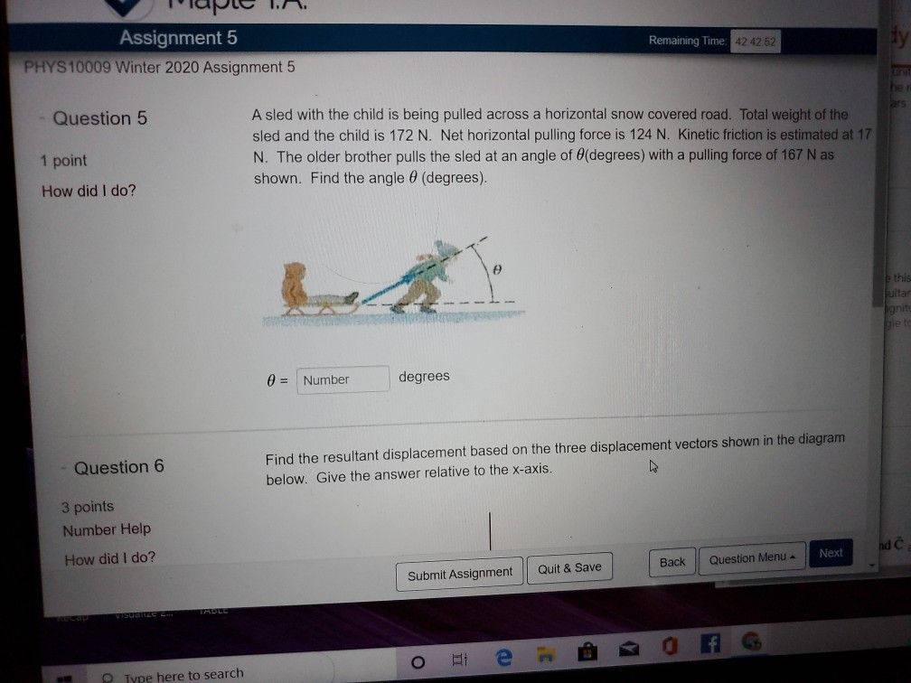 Solved Тарс І.А. Remaining Time: 42 42.52 Assignment 5 | Chegg.com