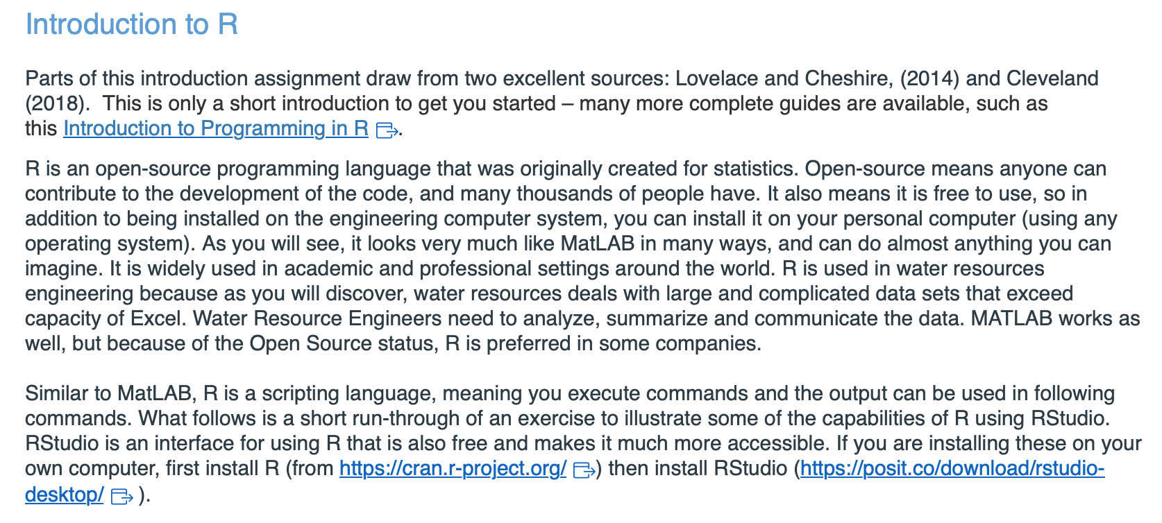 Solved Parts of this introduction assignment draw from two | Chegg.com