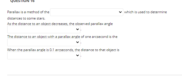 Solved Parallax is a method of the which is used to | Chegg.com