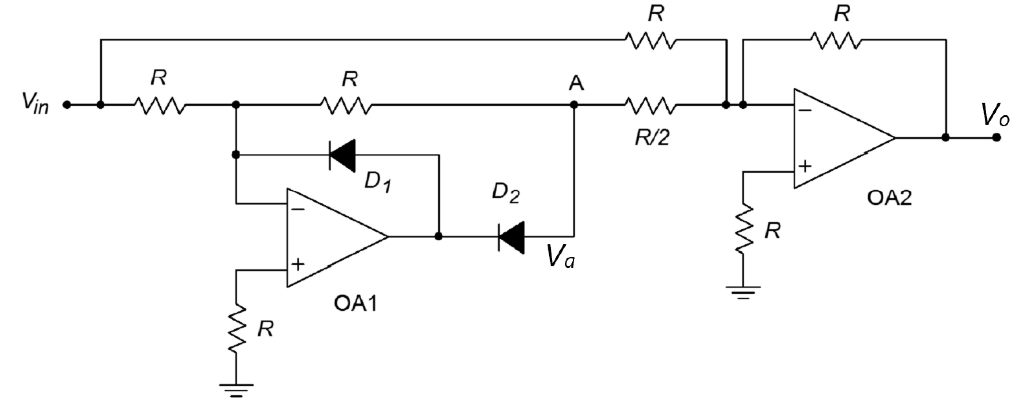 Solved 10. Sketch the output voltage for the circuit of | Chegg.com