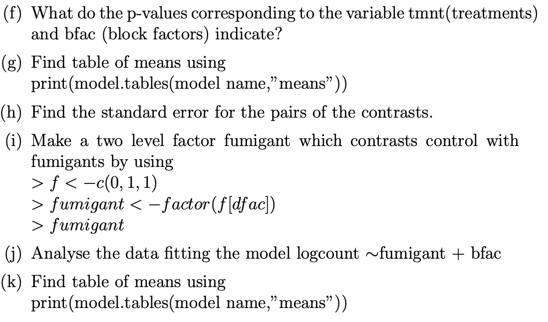 Solved An experiment was conducted in 1935 at Rothamsted | Chegg.com