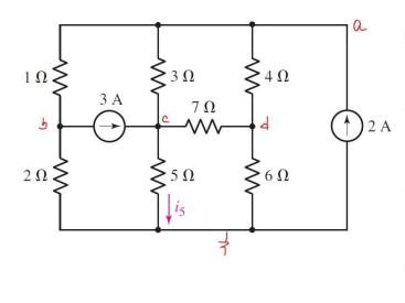 Solved Find the voltage across the 3A source given the same | Chegg.com