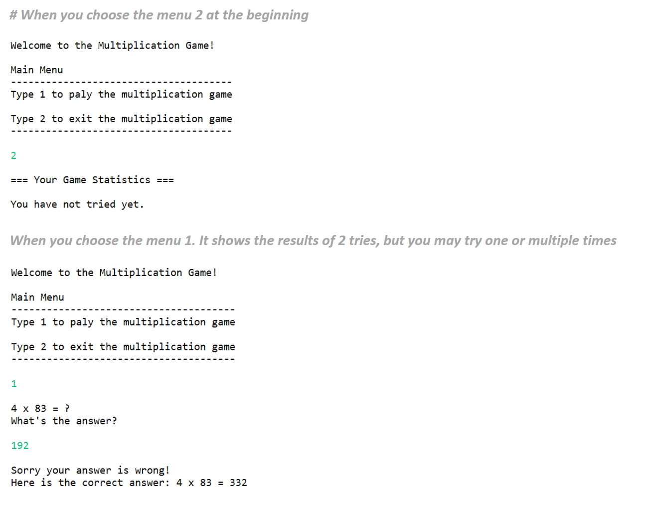 Solved from random import randint def play_game(): | Chegg.com