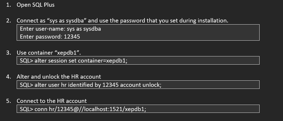 Part 5. Control Structure ((Use HR Schema) (1 mark) | Chegg.com