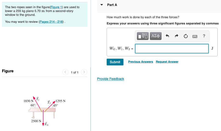 Solved Part A The two ropes seen in the figure(Figure 1) are | Chegg.com