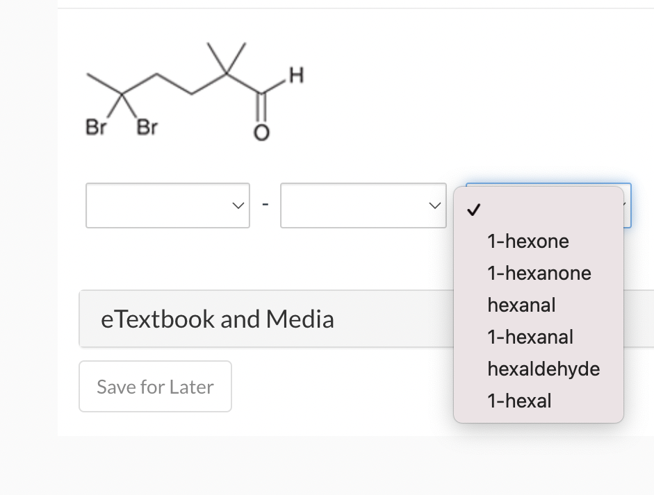 Solved \begin{tabular}{|l|} \hline 5,5-dibromo \\ | Chegg.com