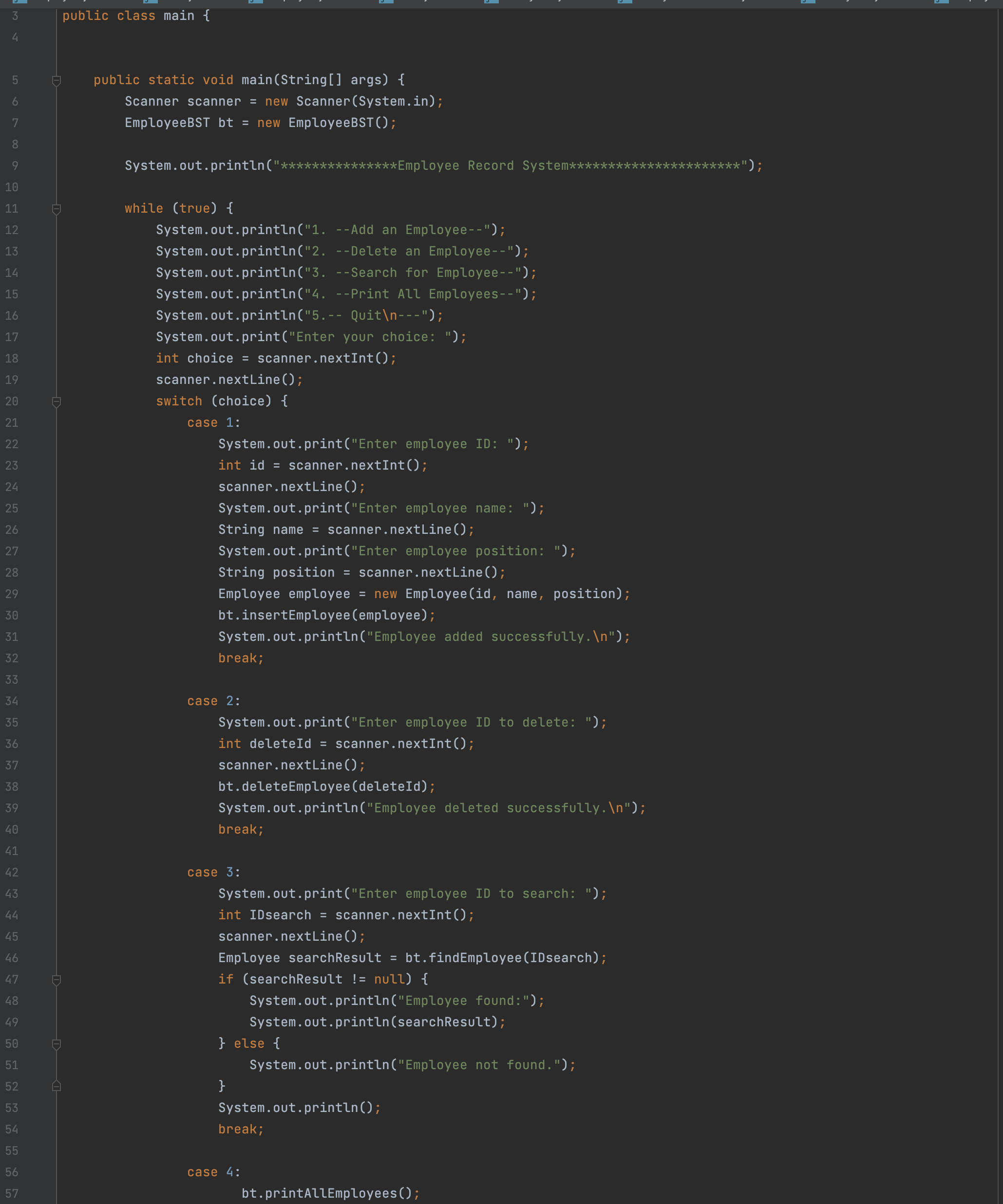 Solved I need help on improving this JAVA CODE for Employee | Chegg.com