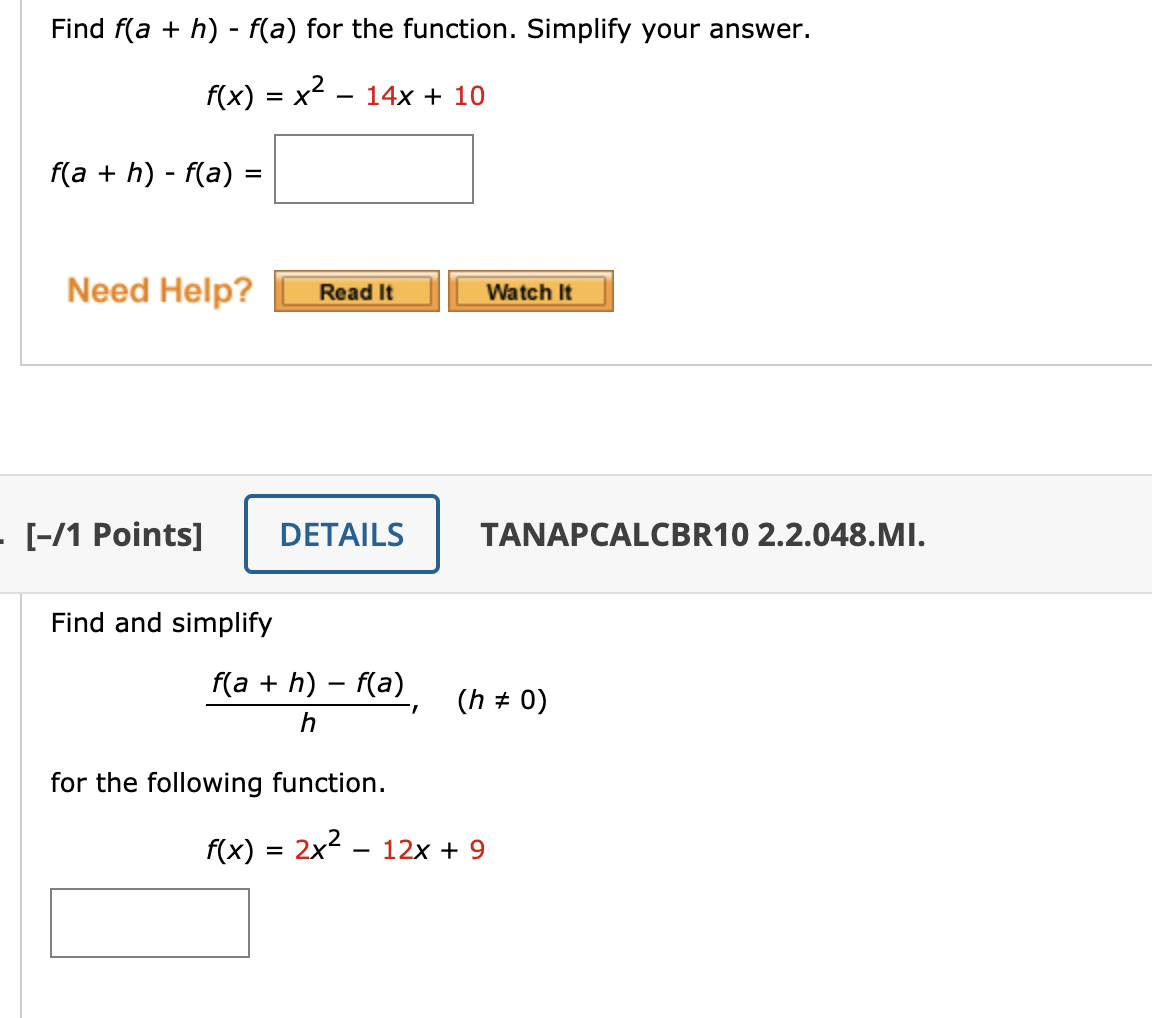 Solved Find functions f and g such that h = go f. (Note: The | Chegg.com