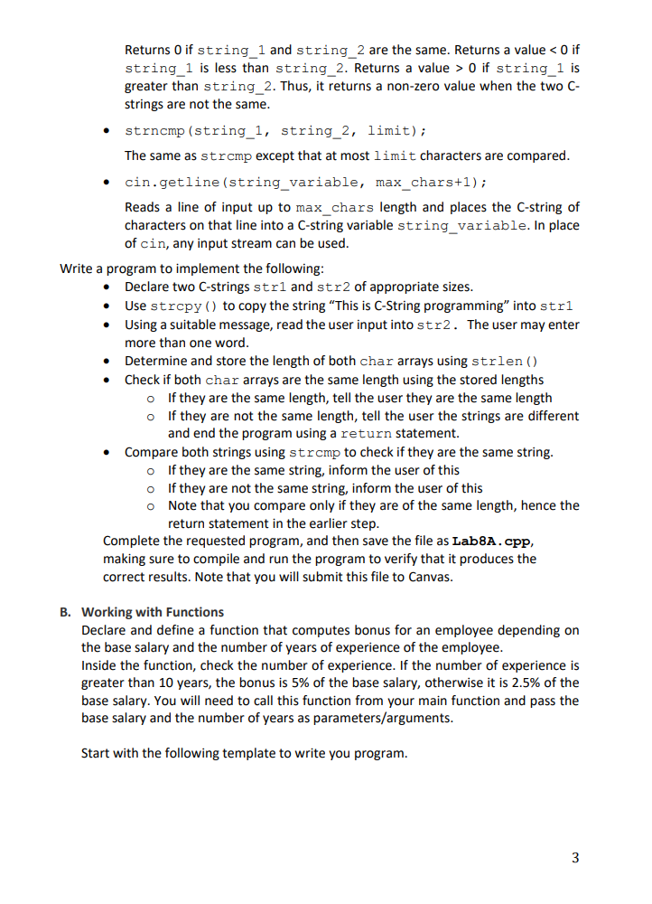 Solved CSCE 1030: Lab 8 General Guidelines: (for ALL of your | Chegg.com