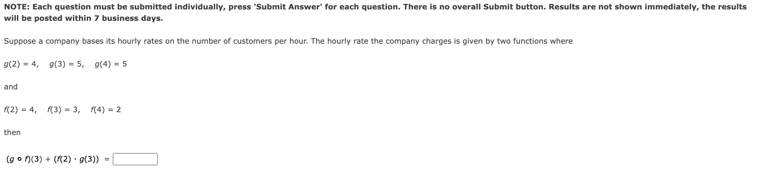 Solved NOTE: Each question must be submitted individually, | Chegg.com